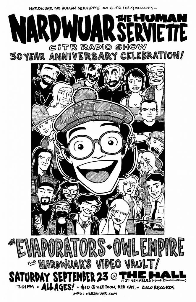 On Tour - Nardwuar the Human Serviette Radio Show!