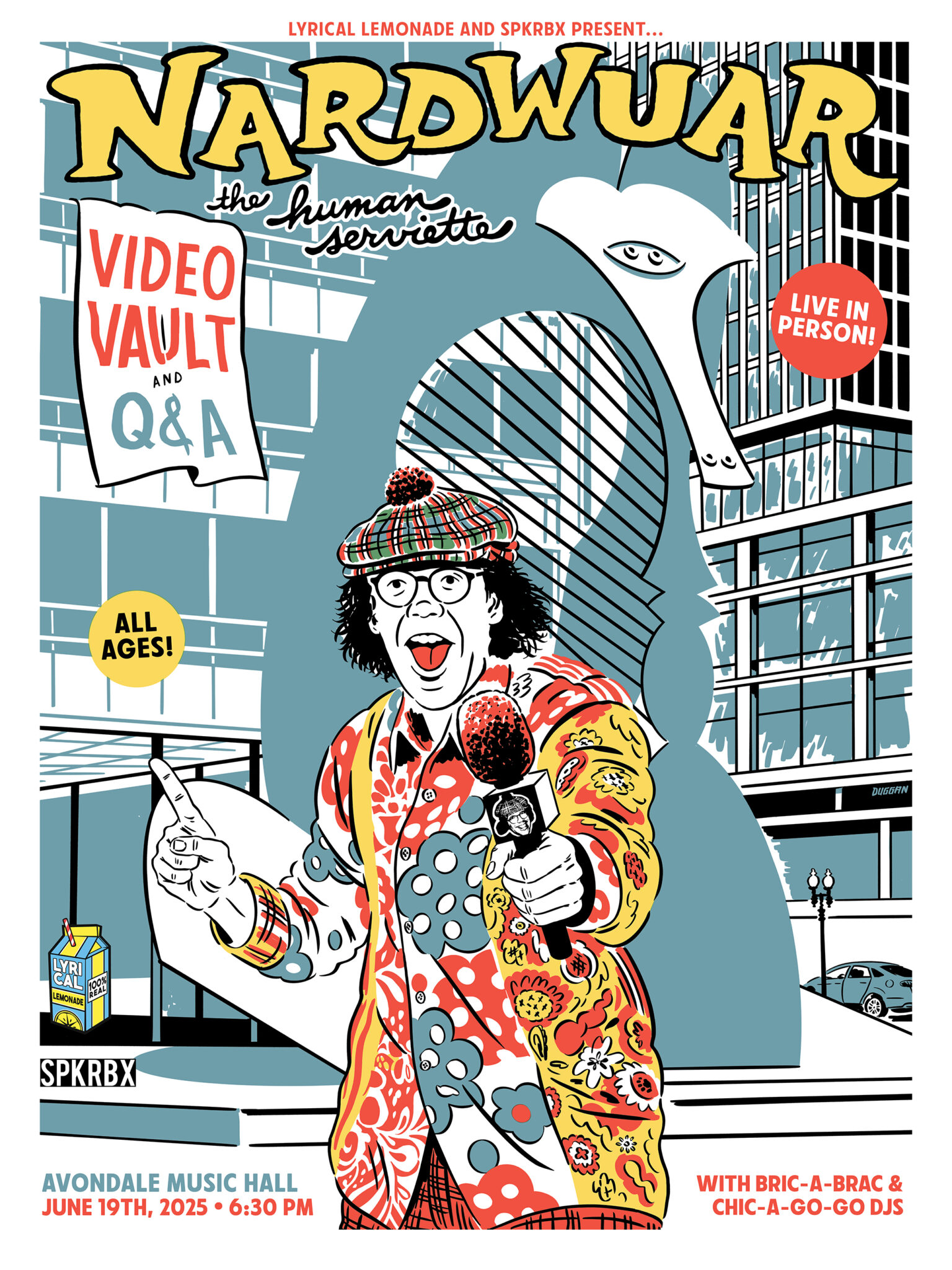 On Tour - Nardwuar the Human Serviette Radio Show!