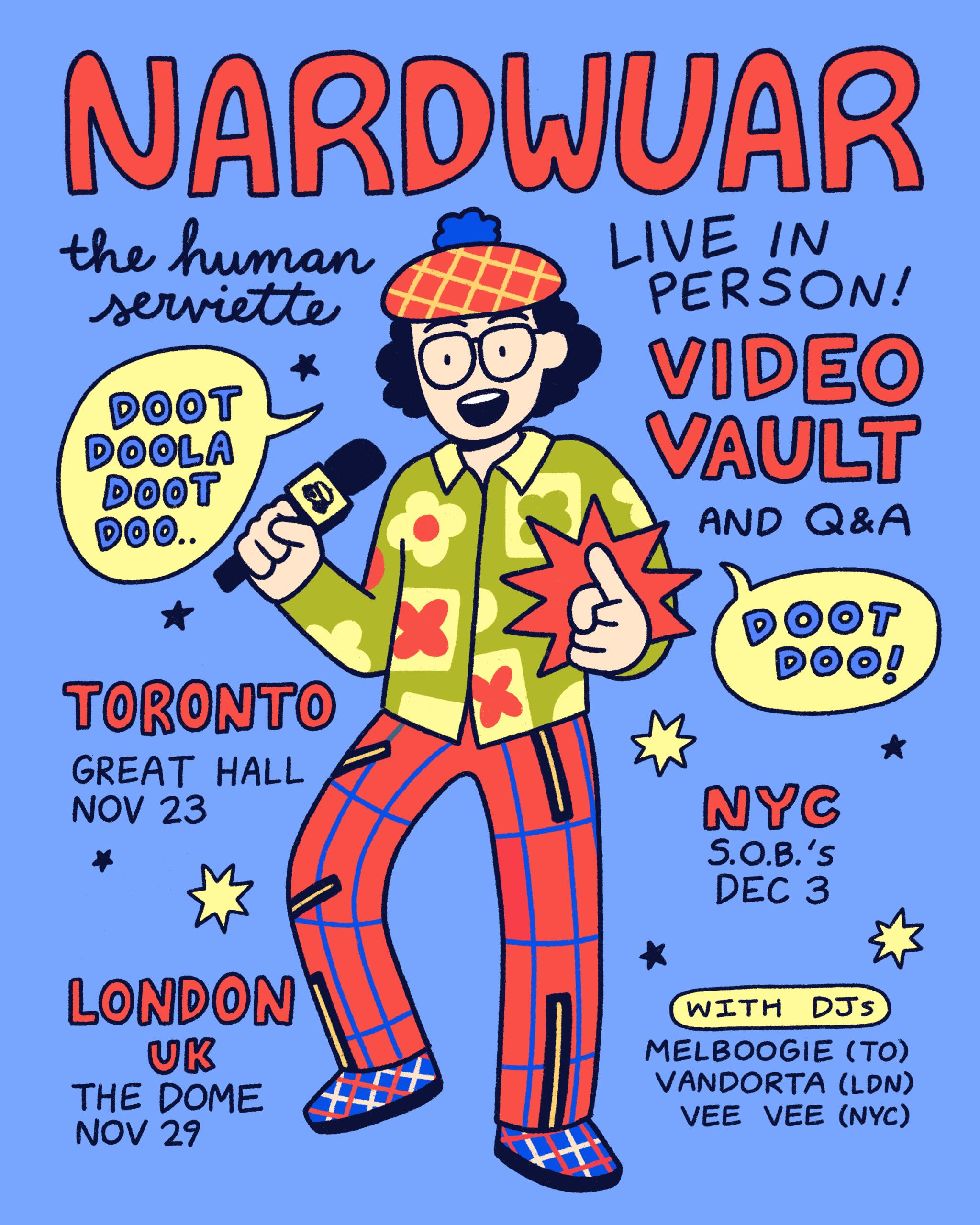 nardwuar 3 dates 4x5 - Nardwuar the Human Serviette Radio Show!